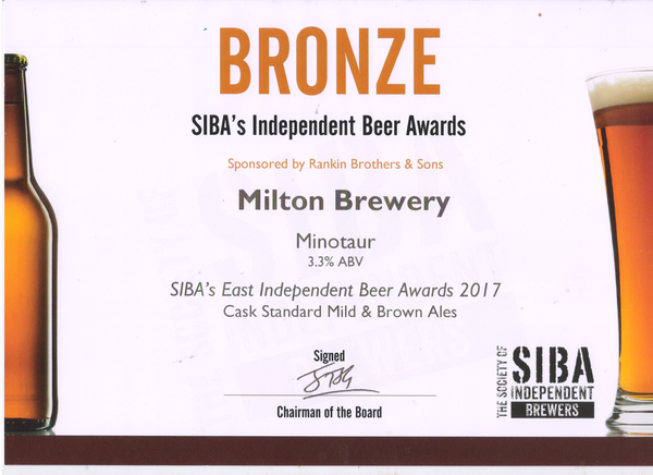 Minotaur — The Milton Brewery, Cambridge Ltd